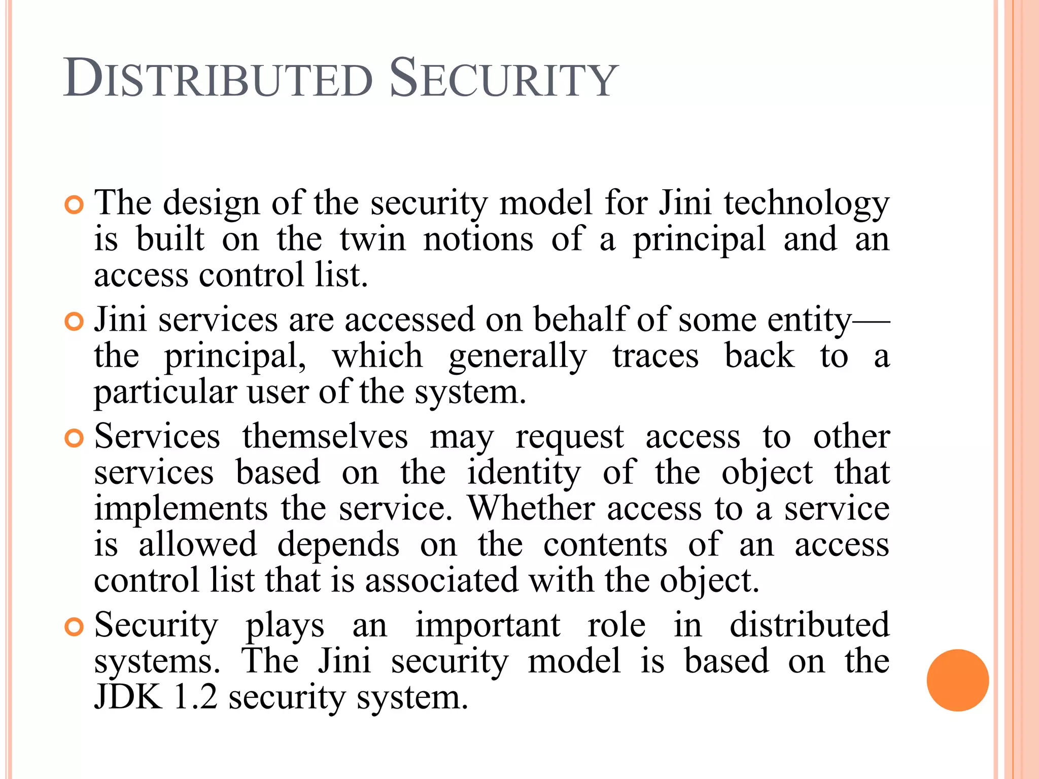 Jini technology ppt | PPTX