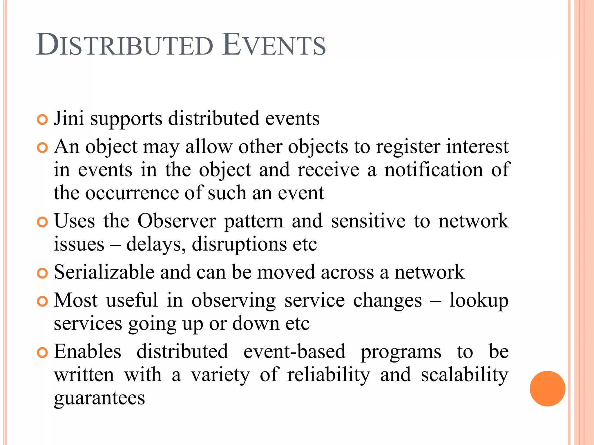 Jini technology ppt | PPTX