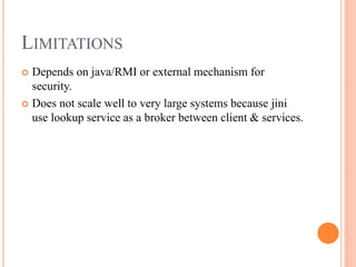 Jini technology ppt | PPTX