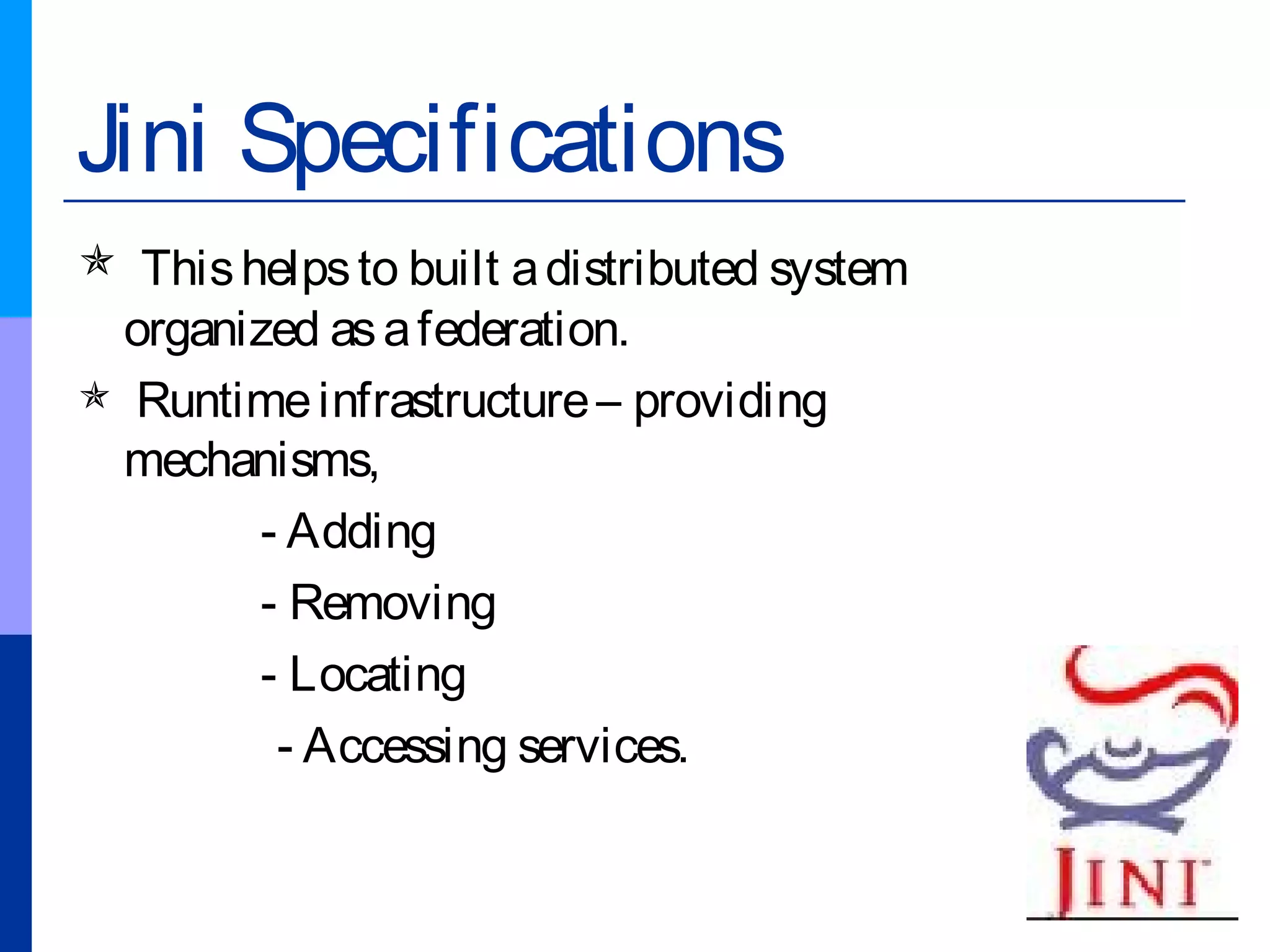 Jini technology | PPT | Internet | Computing