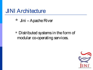 Jini technology | PPT