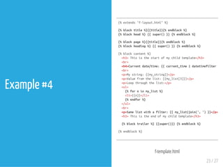 Python Templating Engine - Intro to Jinja | PDF