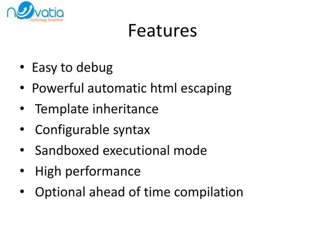 Jinja Template Engine | PPTX | Web Design and HTML | Internet