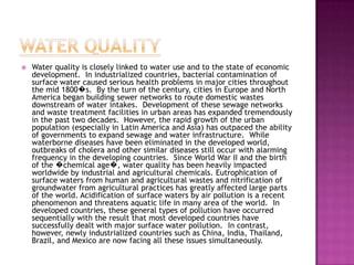 hydrosphere and water pollution | PPTX