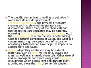 hydrosphere and water pollution | PPTX