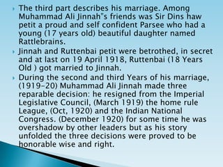 Jinnah: Creator of Pakistan by Hector Bolitho | PPTX