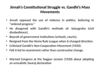 Quaid e Azam Muhammad Ali Jinnah Article Pakistan Studies | PPTX