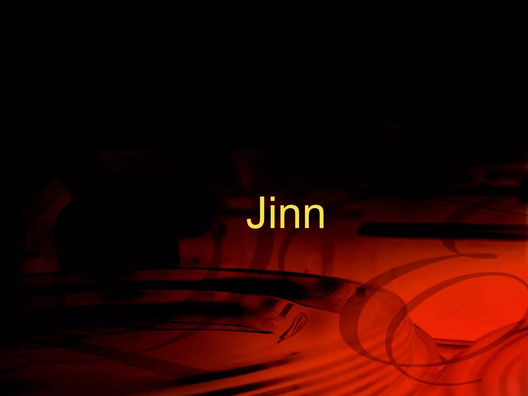 Jinn in islam | PPT