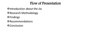 A presentation on Jio | PPTX