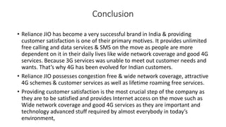 A presentation on Jio | PPTX