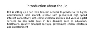 A presentation on Jio | PPTX