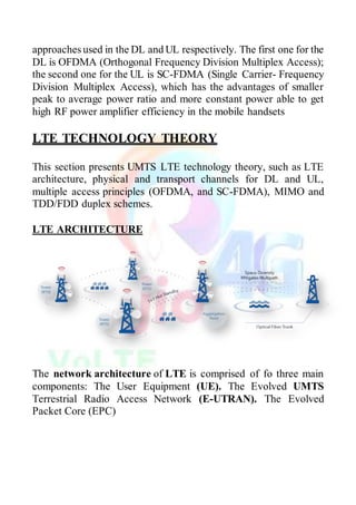 LTE (4G) PROJECT REPORT | DOCX