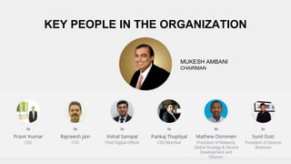Jio strategic management | PPTX