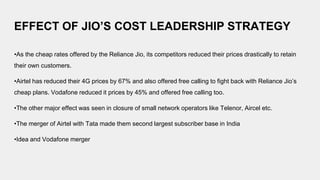 Jio strategic management | PPTX