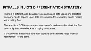 Jio strategic management | PPTX
