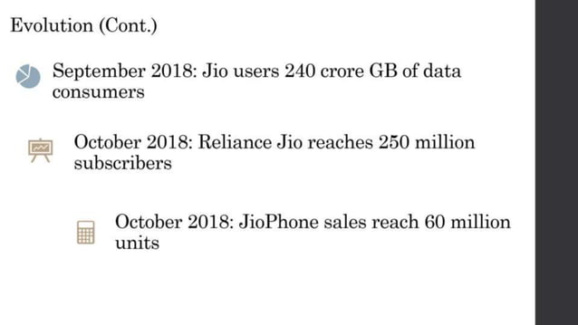 Jio strategic management | PPTX | Internet | Computing