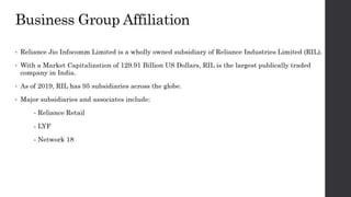 Jio strategic management | PPTX