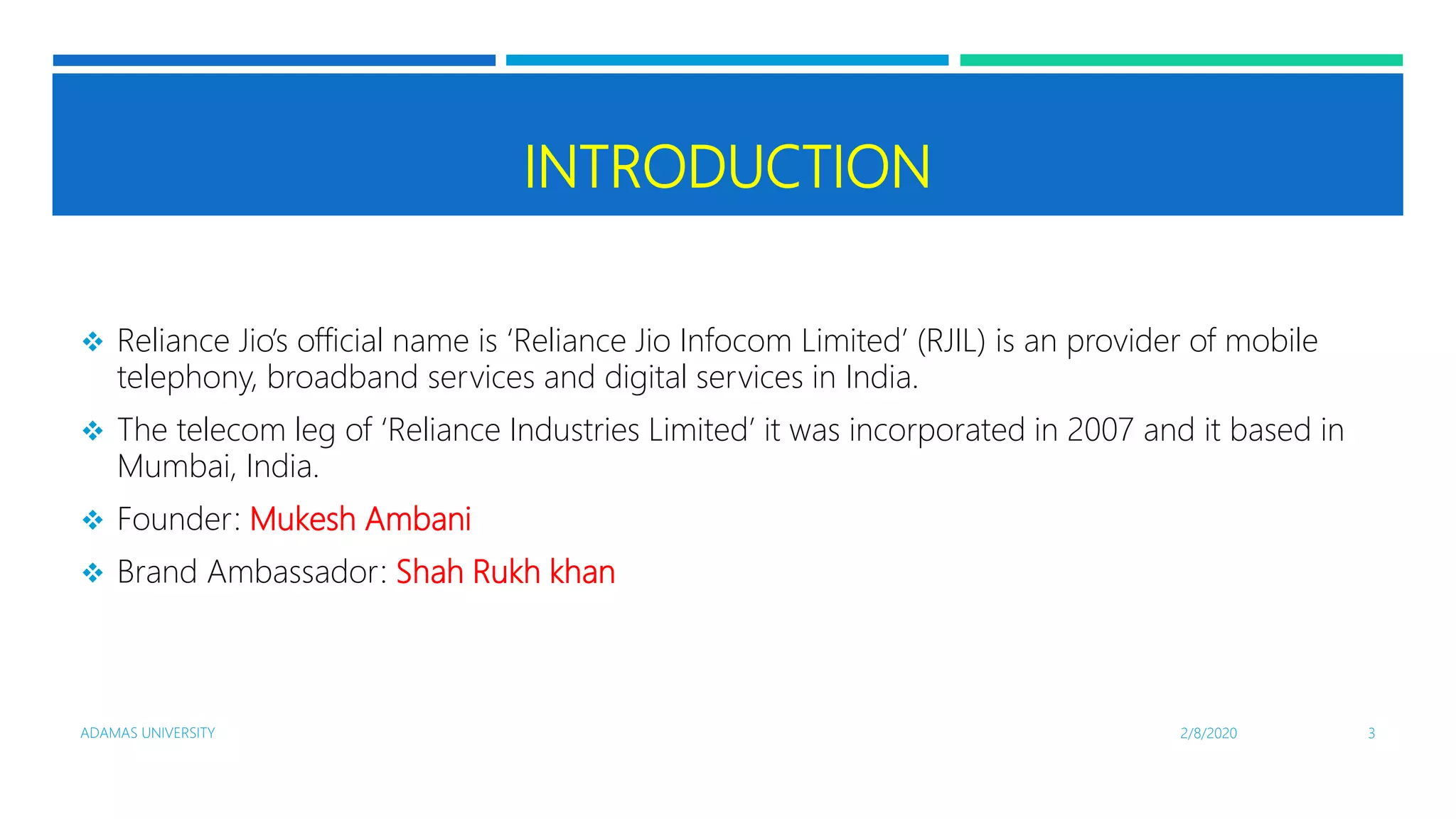 Jio final ppt | PPTX