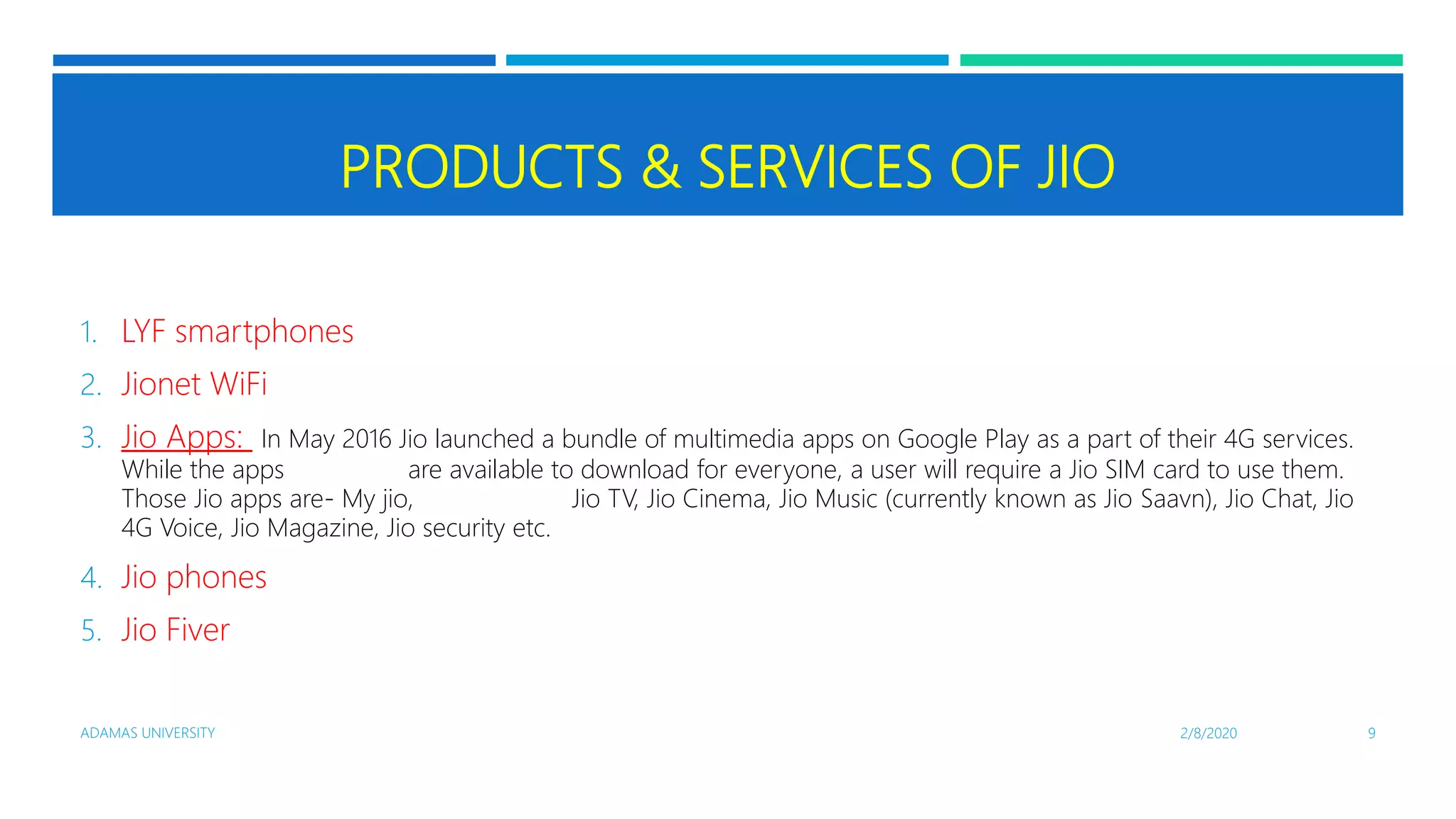 Jio final ppt | PPTX