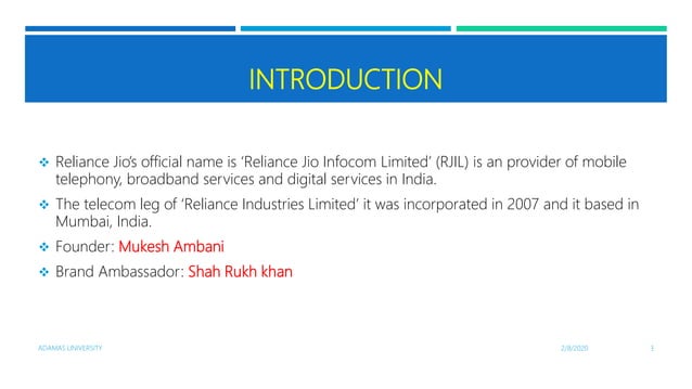 Jio final ppt | PPTX