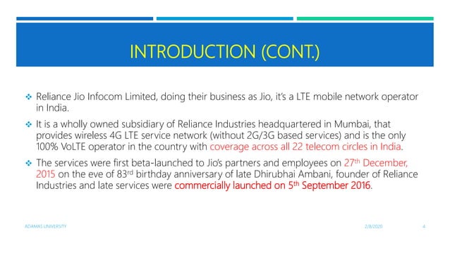 Jio final ppt | PPTX