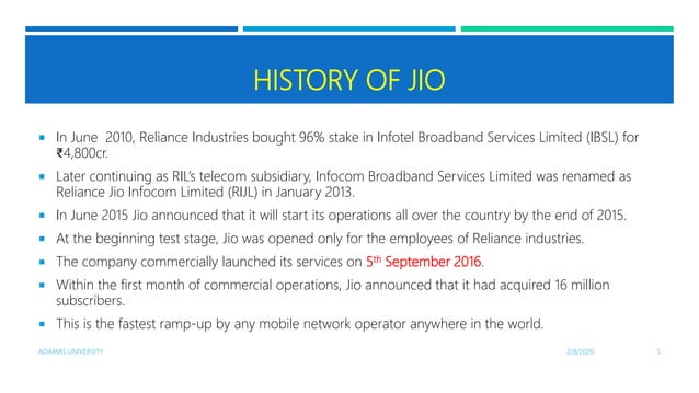 Jio final ppt | PPTX