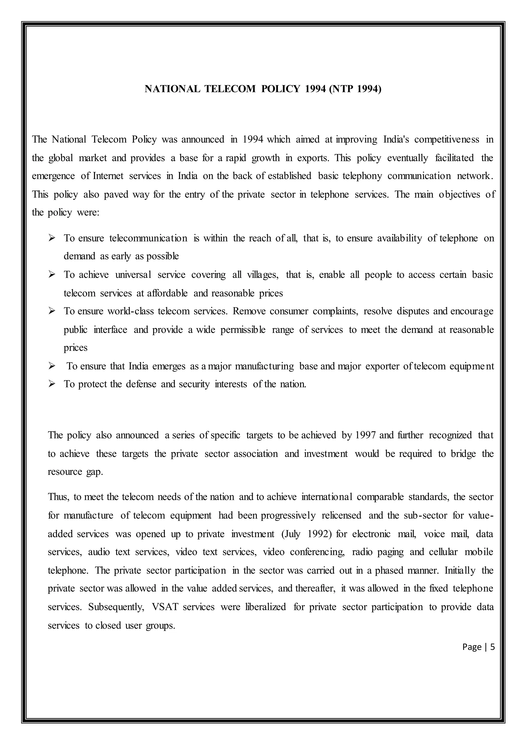 A project report on Jio | DOCX