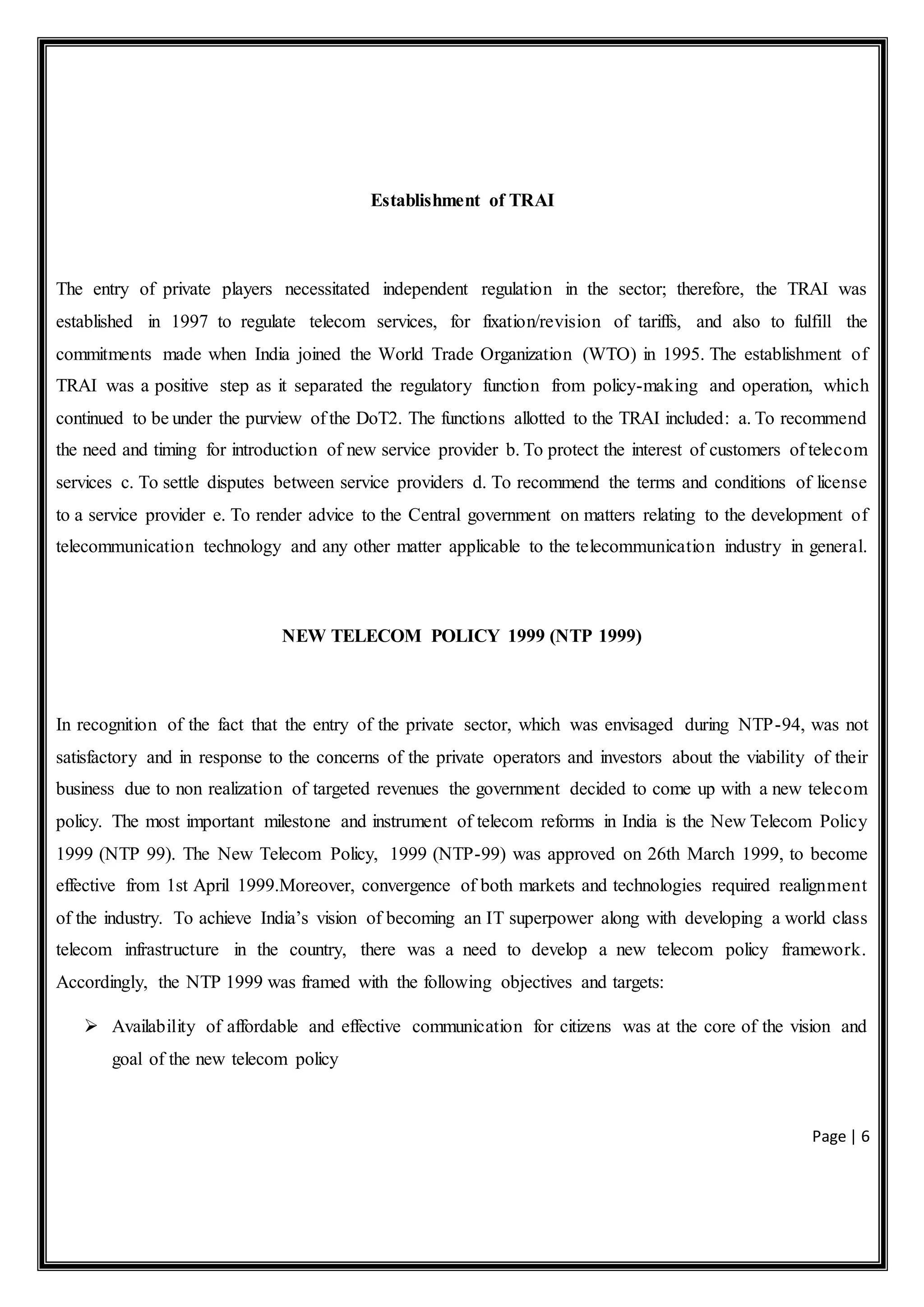 A project report on Jio | DOCX