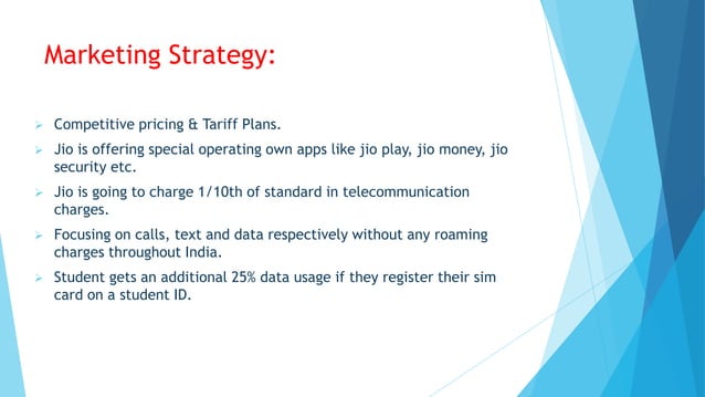 Jio marketing strategy | PPTX | Telecommunications Industry | Industries