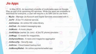 Jio marketing strategy | PPTX