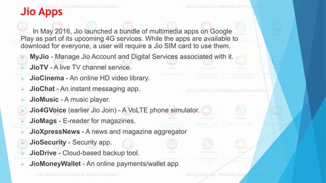 Jio marketing strategy | PPTX | Telecommunications Industry | Industries