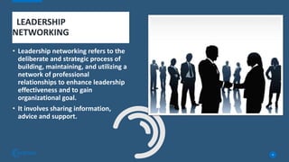 #Leadership networking and team building | PPTX