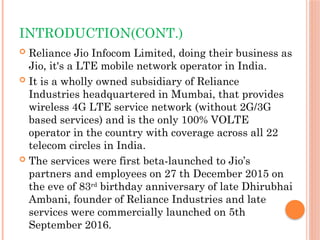 jio ppt (1).pptx PRESENTATION-ON-A-COMPARATIVE-STUDY | PPTX