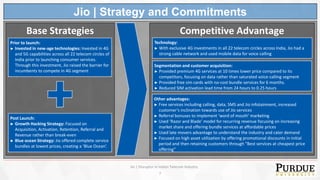 Reliance Jio- Disrupted Indian Telecom | PPTX