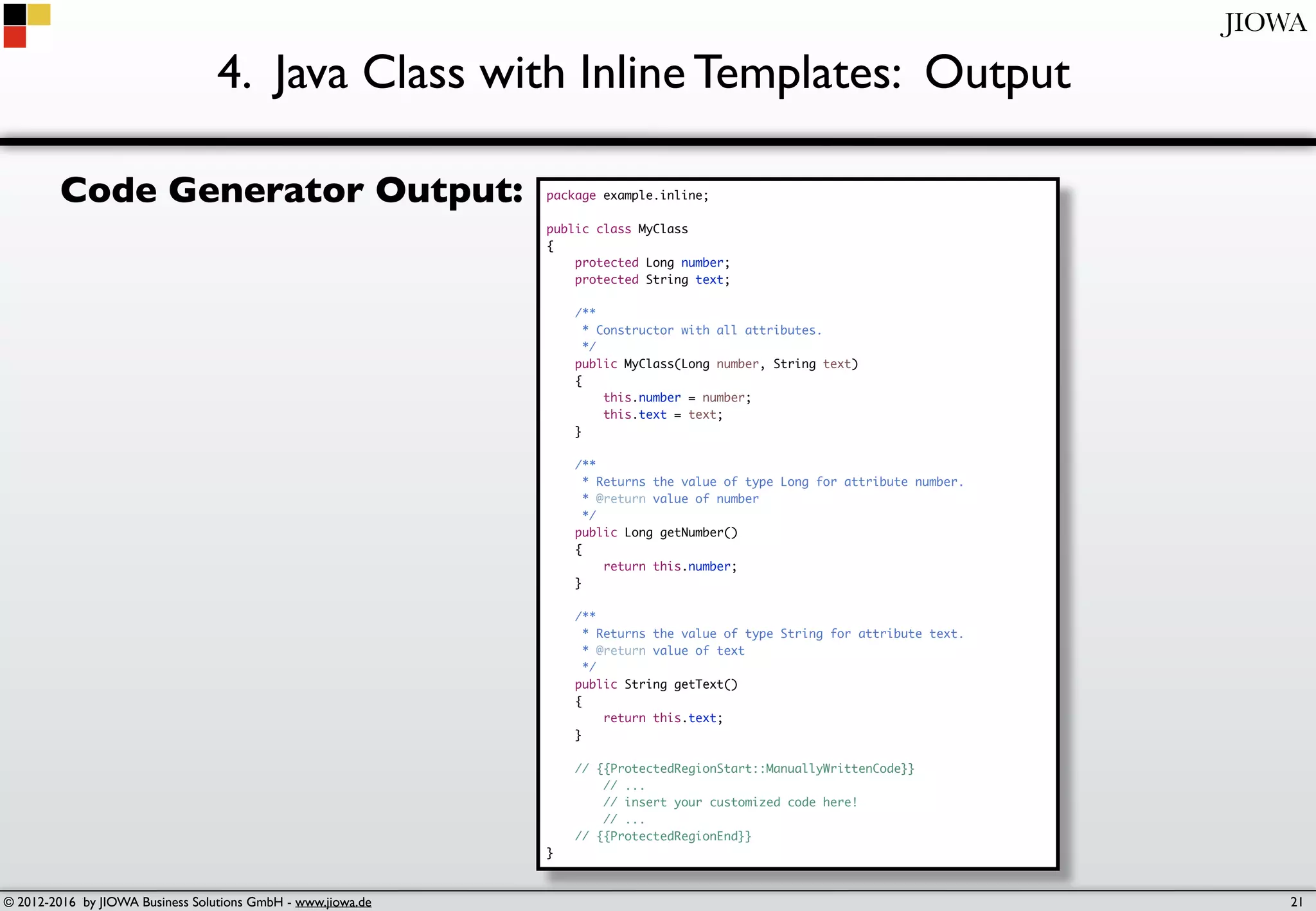 Automatic Value Propagation in Code Generator Templates | PPT