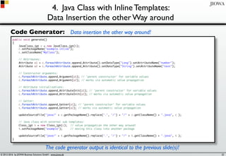 Automatic Value Propagation in Code Generator Templates | PPT