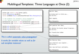 Automatic Value Propagation in Code Generator Templates | PPT