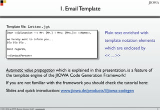 Automatic Value Propagation in Code Generator Templates | PPT