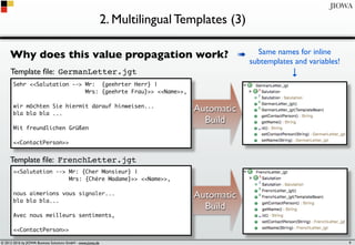 Automatic Value Propagation in Code Generator Templates | PPT