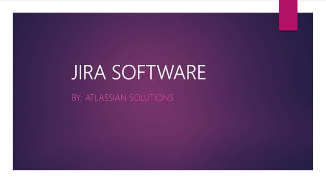 Jira | PPTX | Operating Systems | Computer Software and Applications