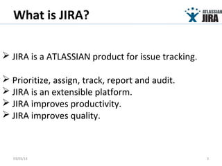 JIRA-An intro | PPT