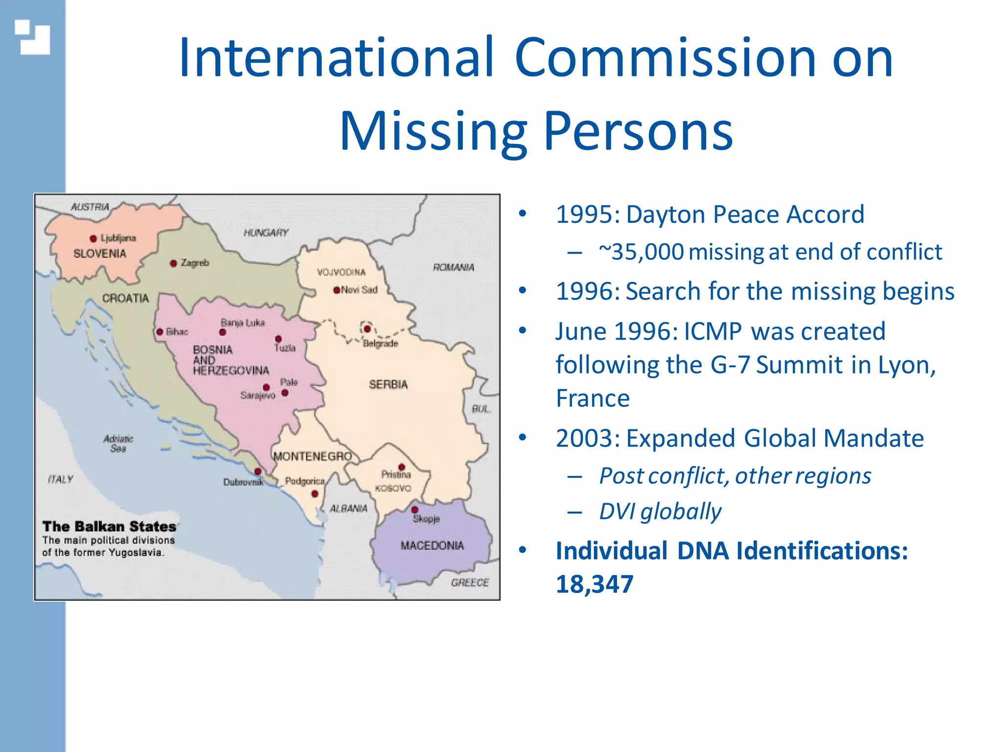ICMP MPS SNP Panel for Missing Persons - Michelle Peck et al. | PDF