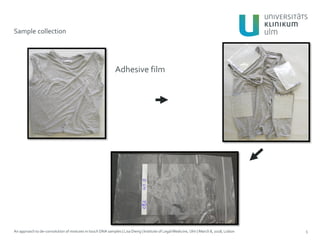 An Approach to De-convolution of Mixtures in Touch DNA Samples ...