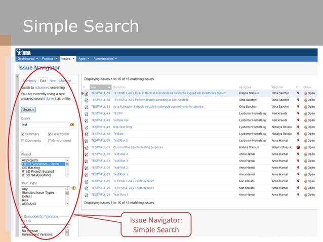 Jira fundamentals | PPTX | Search | Internet