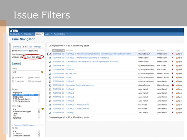 Jira fundamentals | PPTX | Search | Internet