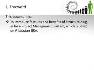 Structure plug-in introduction for JIRA | PPT