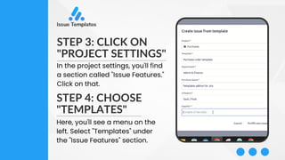 Streamline Your Workflow with Custom Jira Ticket Templates | PDF