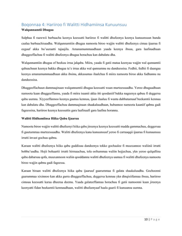 JIREENYA SALPHAA FI GAMMACHUU QABU JIRAACHUU | PDF