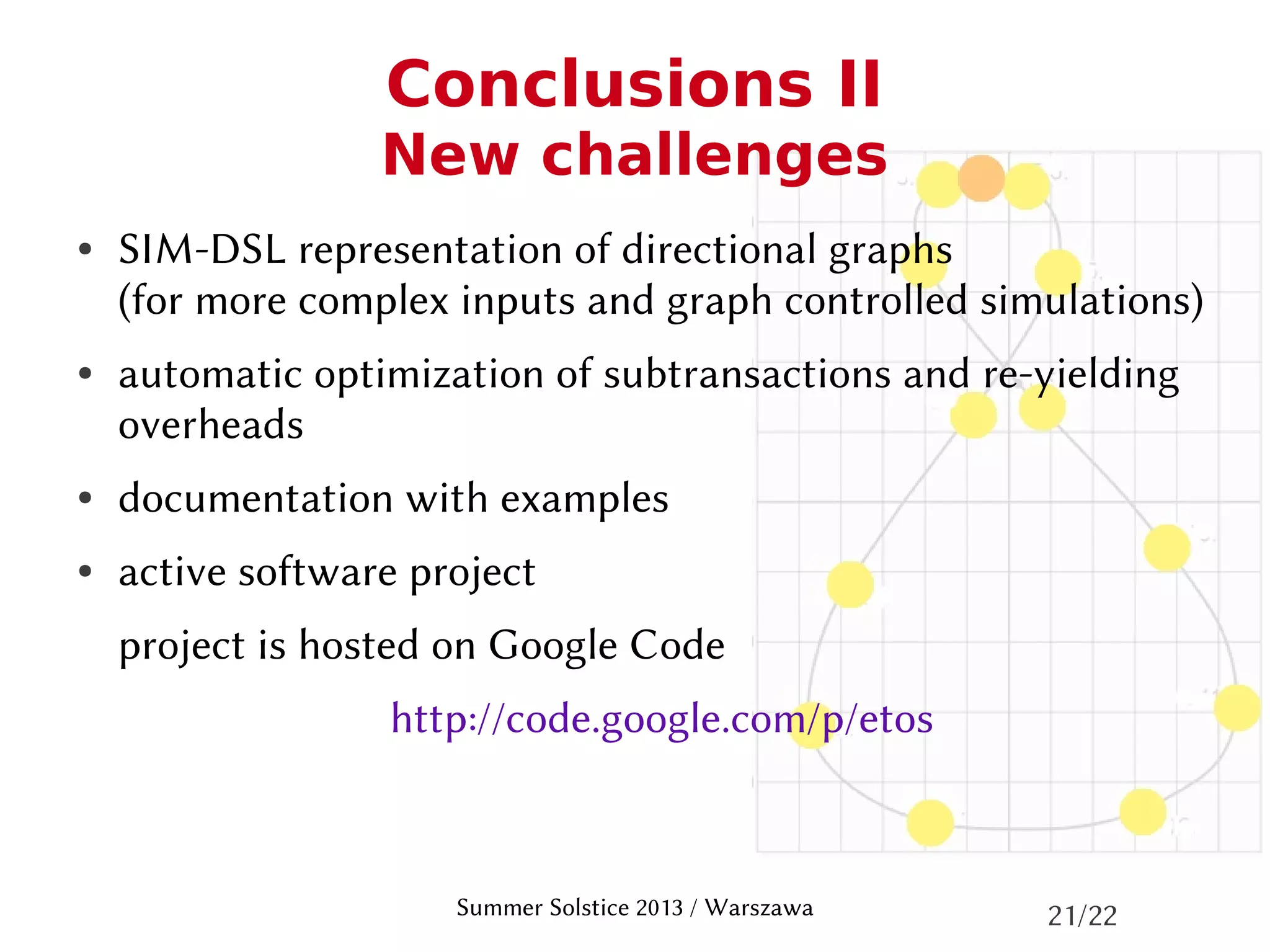 ETOS discrete event simulation framework focused on easier team cooperation | PDF