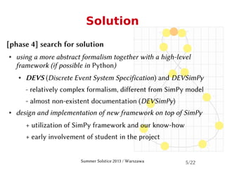 ETOS discrete event simulation framework focused on easier team cooperation | PDF